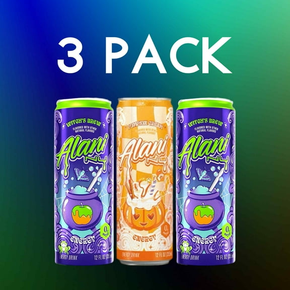 Alani Nu Sugar Free Energy Drink Mini, Witch's Brew, 8.4 fl oz, 12 Pack ...
