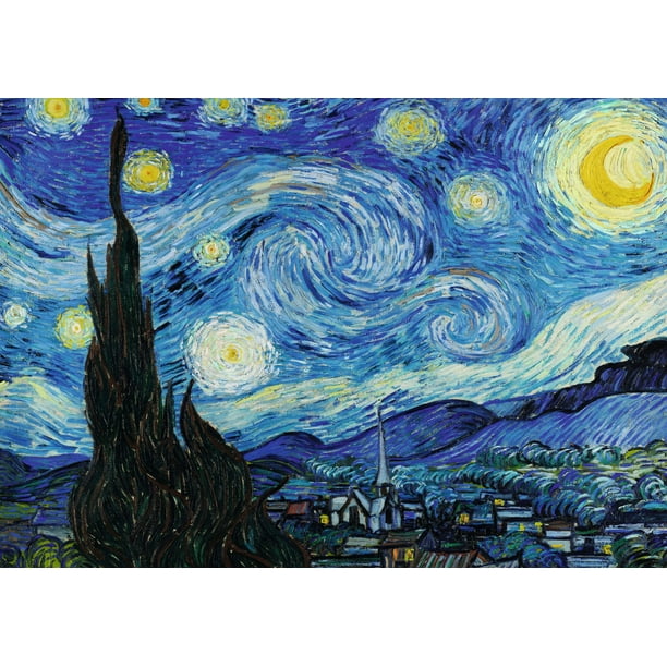 Heidi Art Puzzle The Starry Night 1000 Piece Jigsaw Puzzle - Walmart.com