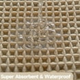 1 Pack Waffle Bath Mat 36x24 Inch Non Slip Absorbent Quick Dry Bathroom ...