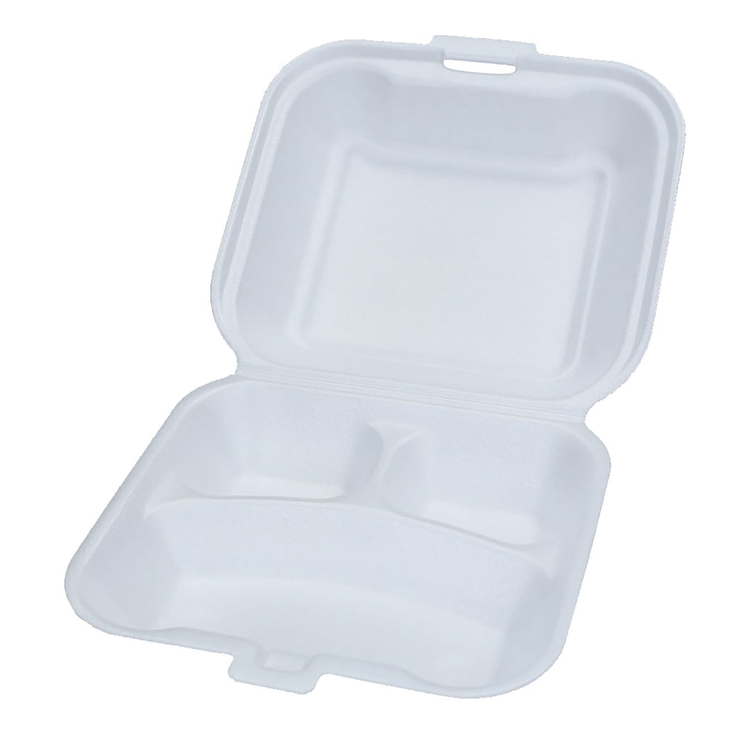 Termo Envases Foam 3-Compartment Carryout Container, 8" x 8" 200 ct ...