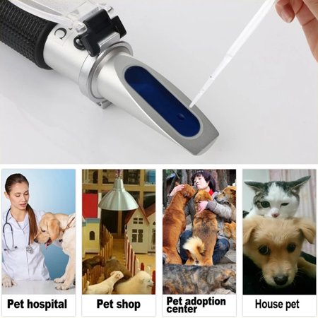 QINXIN Pet Protein Serum Refractometer Handheld Aluminum Alloy Cat Dog ...