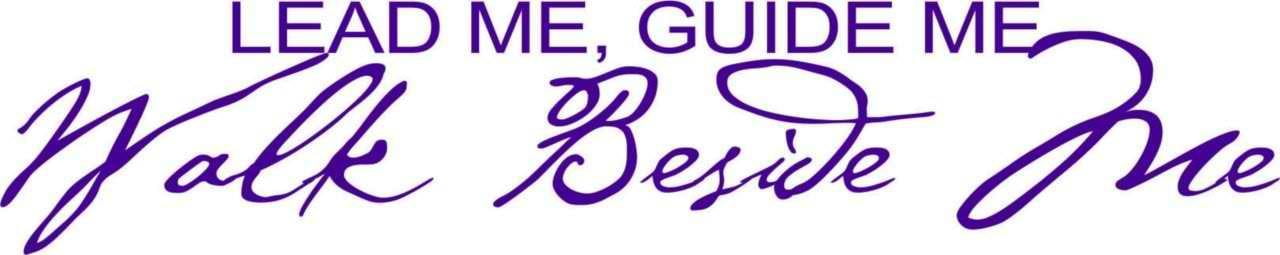 Wall Design Pieces Lead Me Guide Me Quotes Kids Girls Bed Room 6"X24 ...