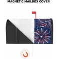 4th of July Mailbox Cover Magnetic Wraps, Patriotic Stars Memorial Day ...