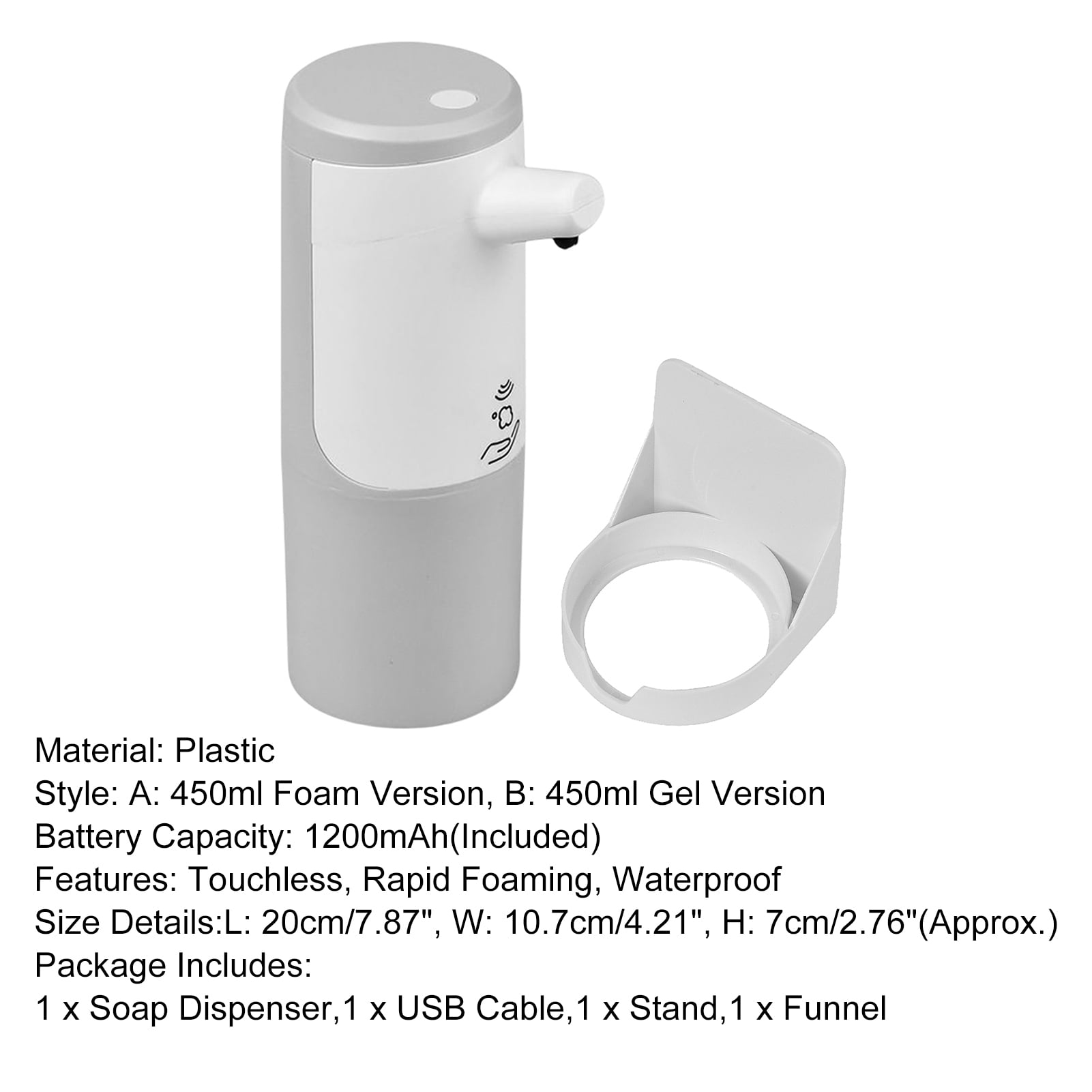 DISHAN Liquid Soap Dispenser Touchless Quick Response Creative ...