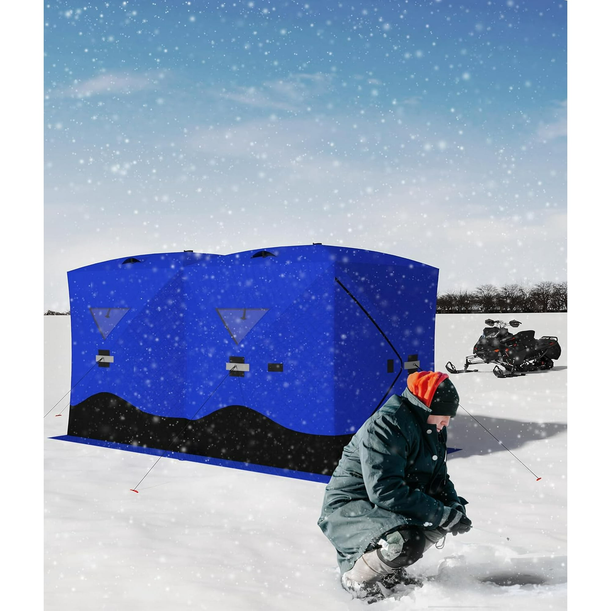 Click here for Twister. Ck Pop-Up Ice Fishing Shelter  5-7 Person... prices