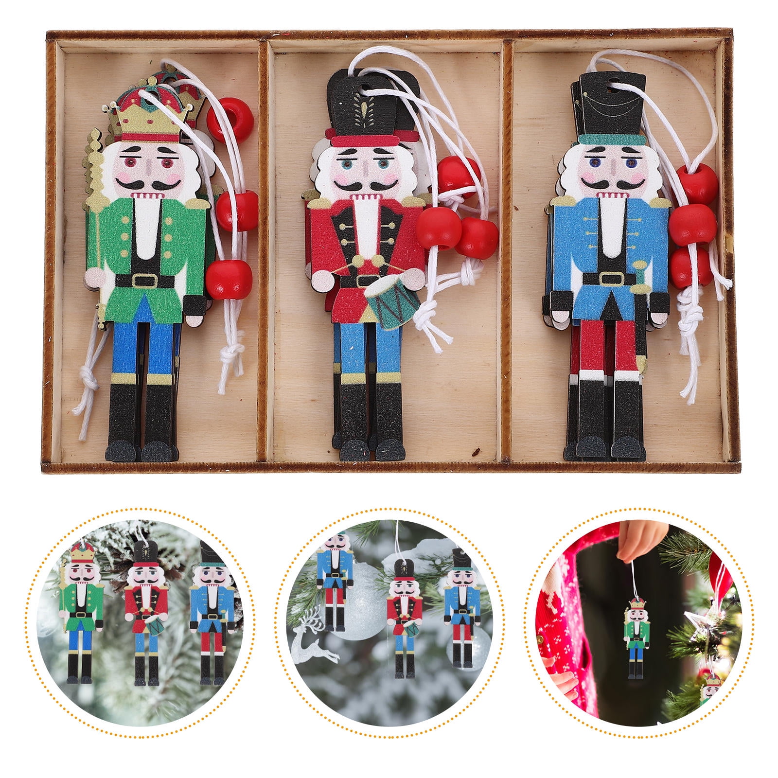 Click here for Upouart 9-Pcs Of Nutcracker Figurine Wood Christma... prices