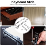YOSADIER 2Pairs Practical Use Drawer Slide Rollers for Desk Base 13 ...