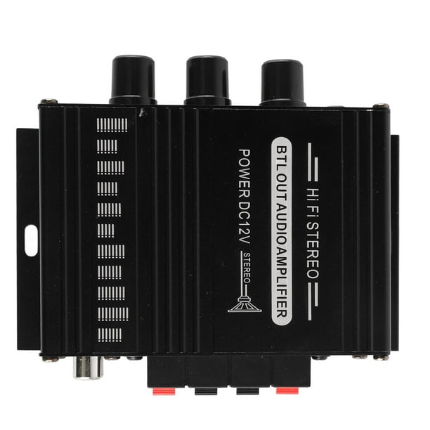 Power Amplifier,Stereo Amplifier 12V Portable Stereo Amplifier Sound ...