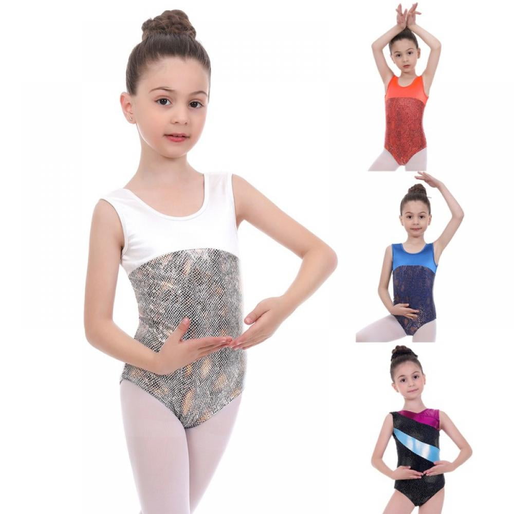 3-14 Years Leotard For Kids Girls Gymnastics Racerback Style Soft ...
