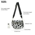 AEVOS Crossbody Bag,Checkered Purse for Women Black and White Bum Bag ...