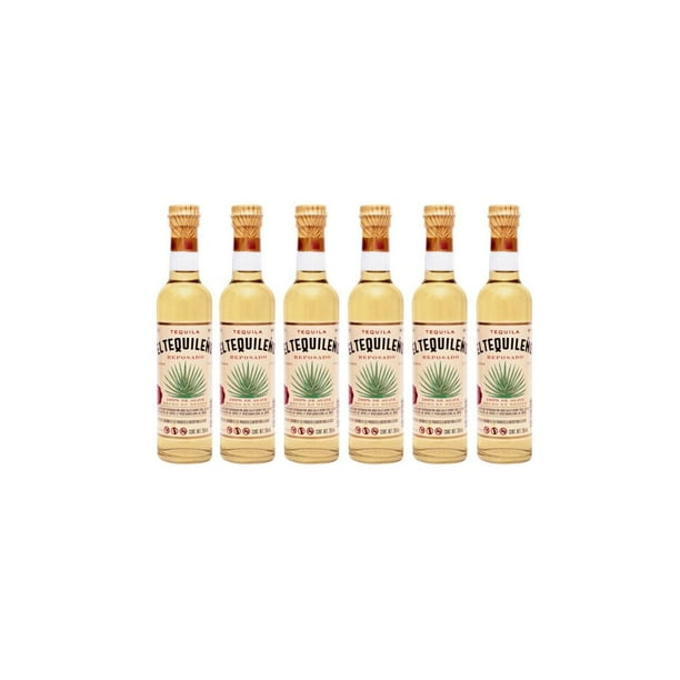 Pack de 6 Tequila El Tequileño Reposado 250 ml | Bodega Aurrera en línea