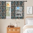 Monster Cartoon Truck Gray Pattern Blackout Curtains,Triple Weaved ...