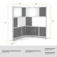 Stand Up Desk Store ReFocus Modular and Expandable Office Partition ...