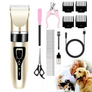 2 Pack Manual Pet Hair Trimmer with Extra Blades and Comb Grooming Dog ...