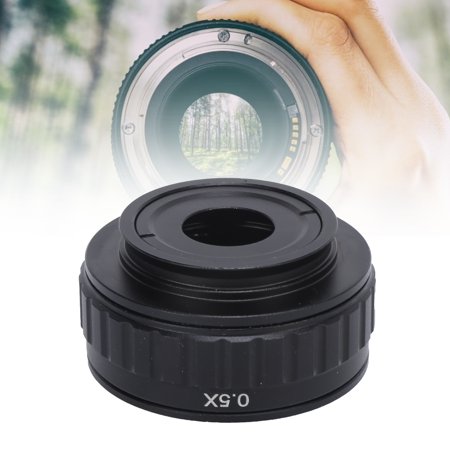 VGEBY 0.5X Adapter Lens 38mm C Mount Adapter Trinocular Stereo ...