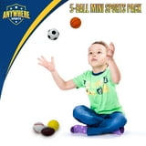 Anywhere Sports: 5-Ball Mini Sports Pack - 2.5-3.5" Foam Set, Soccer ...