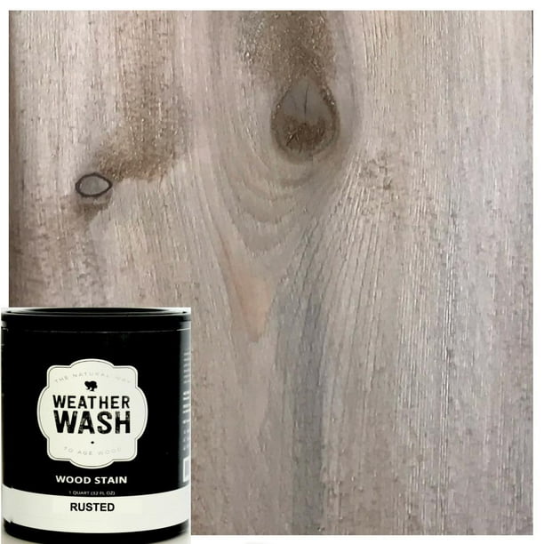 1 Qt. Rusted Interior Weatherwash Water-Based Transparent Aging Wash ...
