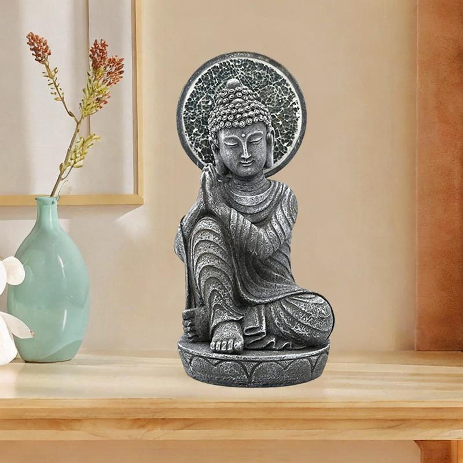 Estatua de Buda con luz Solar, colecciones de regalos ideales ...