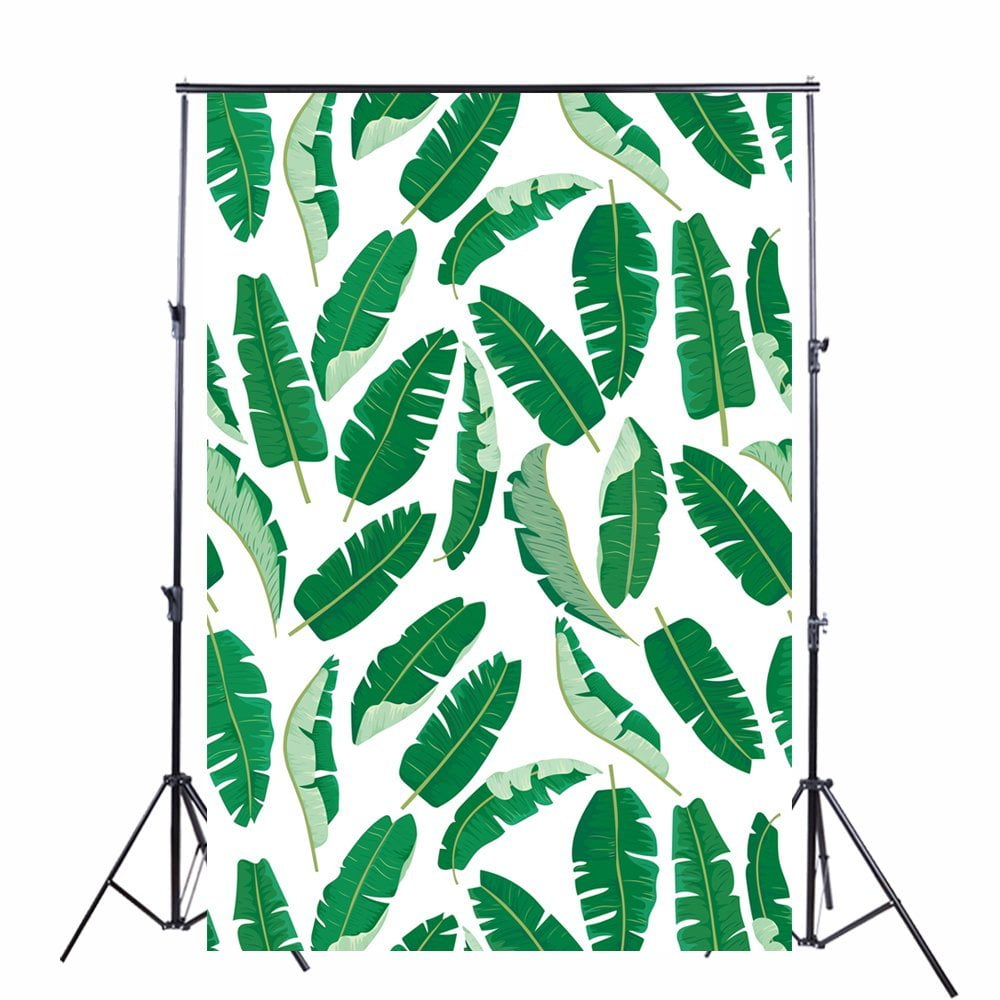 MOHome 5x7ft Banana Leaves Photography Backdrops Baby Shower Backdrop ...