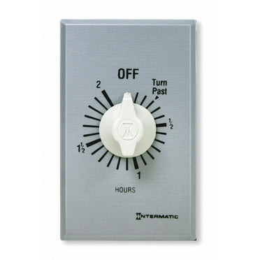 Intermatic FD30MWC Spring Wound Countdown Timer, Decorator Style, 125 ...