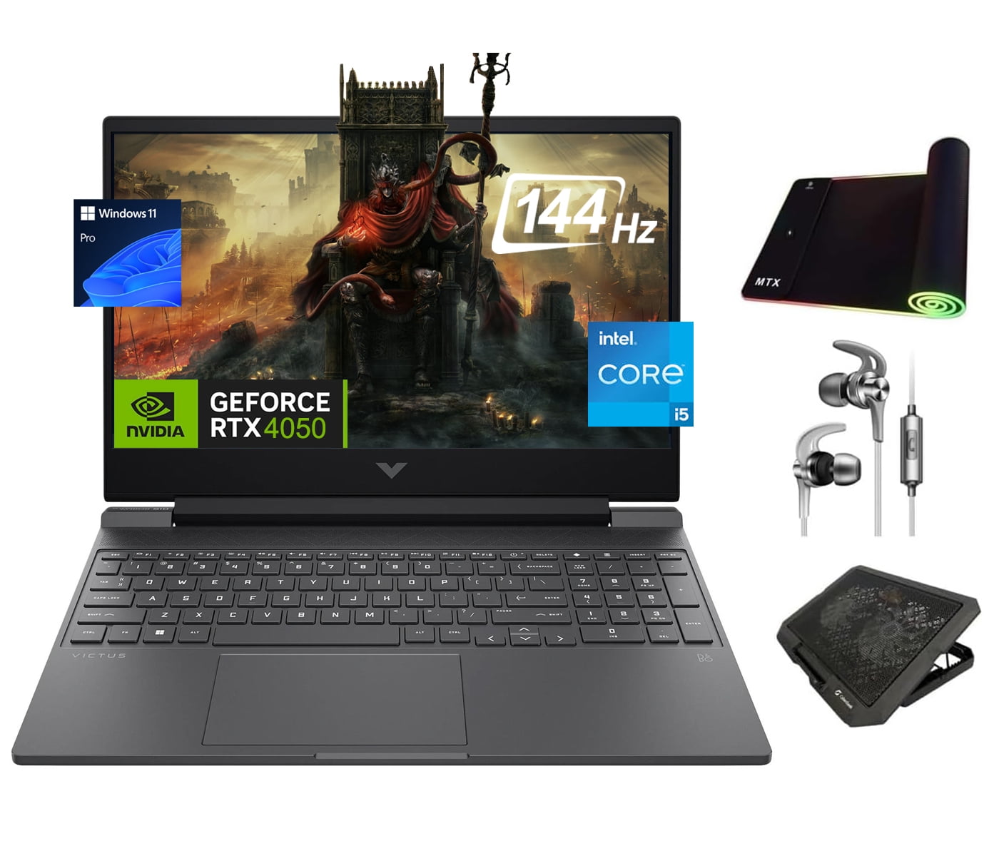 HP Victus Gaming Laptop, 15.6 144Hz FHD, 8-Core i5-13420H, NVIDIA RTX ...