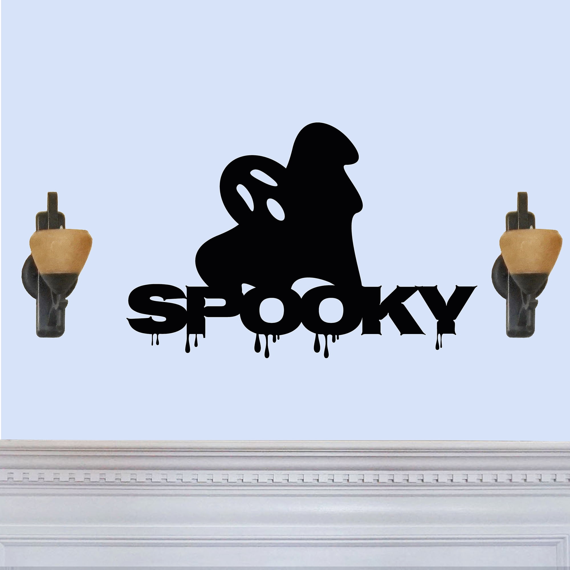 Spooky Ghost Halloween Themed Laser Cut Solid Steel Decorative Home ...
