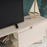 Cfowner Mid-Century Modern TV Stand for 70 Inch TV, Entertainment ...