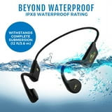 H2O Audio TRI PRO Waterproof Bone Conduction Headphones with Built-In ...
