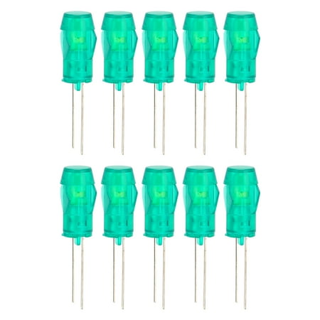 Herwey LED Holder,20Pcs LED Plastic Holder Bezel Mount PC Indicator ...