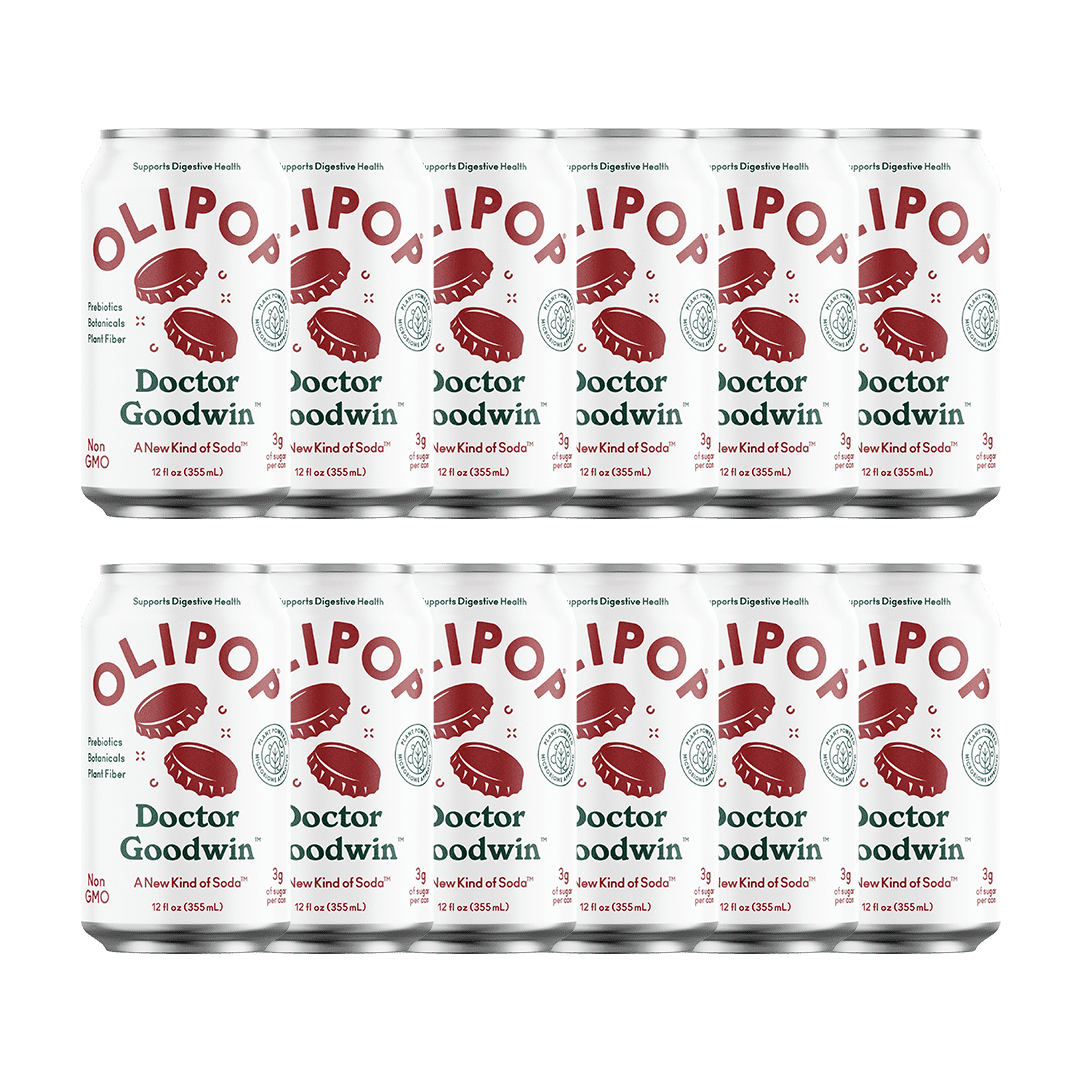 OLIPOP Doctor Goodwin, A New Kind of Soda, 12 fl oz (12 pack) - Walmart.com