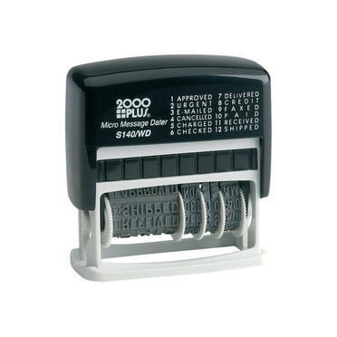 2000 Plus Classic Line 2010 - Stamp - self-inking - black - number - 10 ...