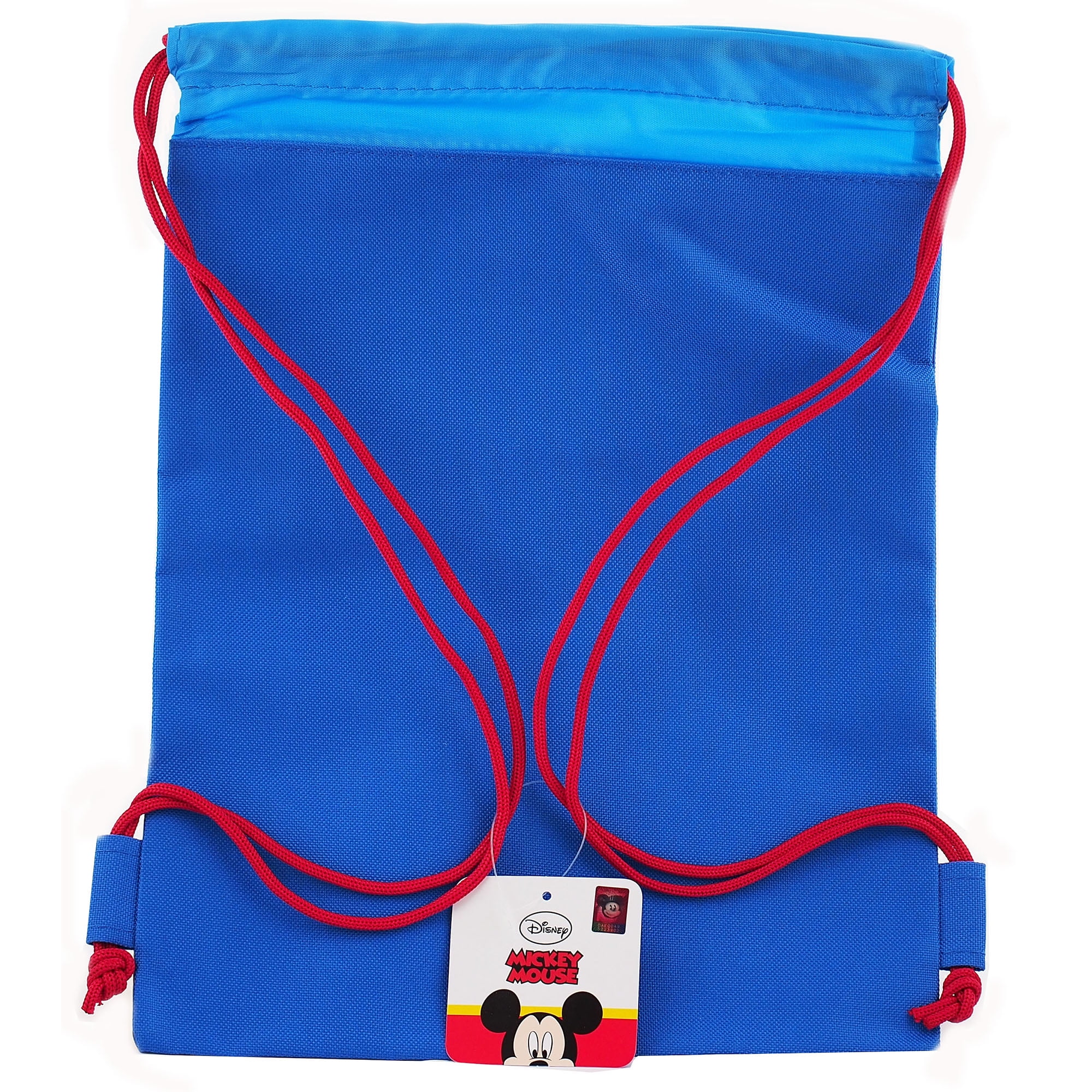 Mickey Mouse Character Licensed Blue Drawstring Bag