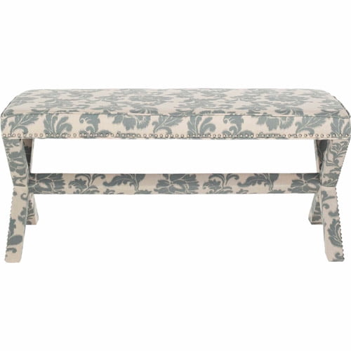 Safavieh Melanie Upholstered Extended Bench, Multiple Colors - Walmart.com