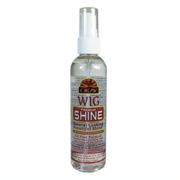 Bonfi Natural Oil-Free Wig Shine Spray 8 oz for Dry & Synthetic Hair ...