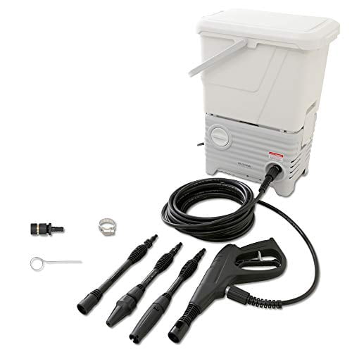 Iris Ohyama SBT-512N High Pressure Washer, Silent, Hot Water Compatible, Tank Type, Can Be Used ...