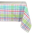 Design Imports Spring Plaid Tablecloth 70" Round, Seats 4-6 - Walmart.com