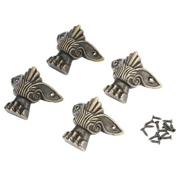 Jewelry Box Feet,4pcs/set Antique Wood Box Box Corner Foot Jewelry Box ...