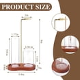 2 in 1 Incense Holder for Sticks with Glass Ash Catcher, Upside Down ...