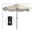 9FT Patio Umbrella Outdoor, Crank & Tilt Market Umbrella, UPF 30+ Sun ...