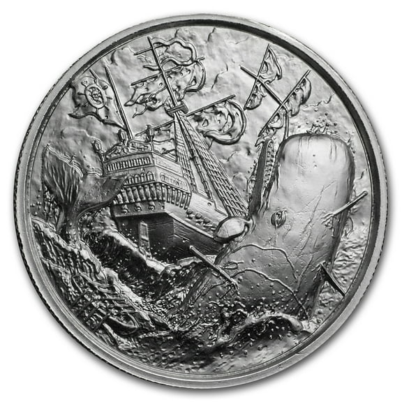 2 oz Silver UHR Round Coin - Privateer Series: The Captain - Walmart.com