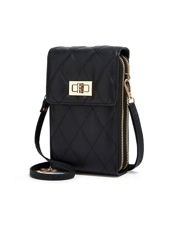 XMMSWDLA Anti-Theft Leather Bag, Small Crossbody Cell Phone Purse for ...