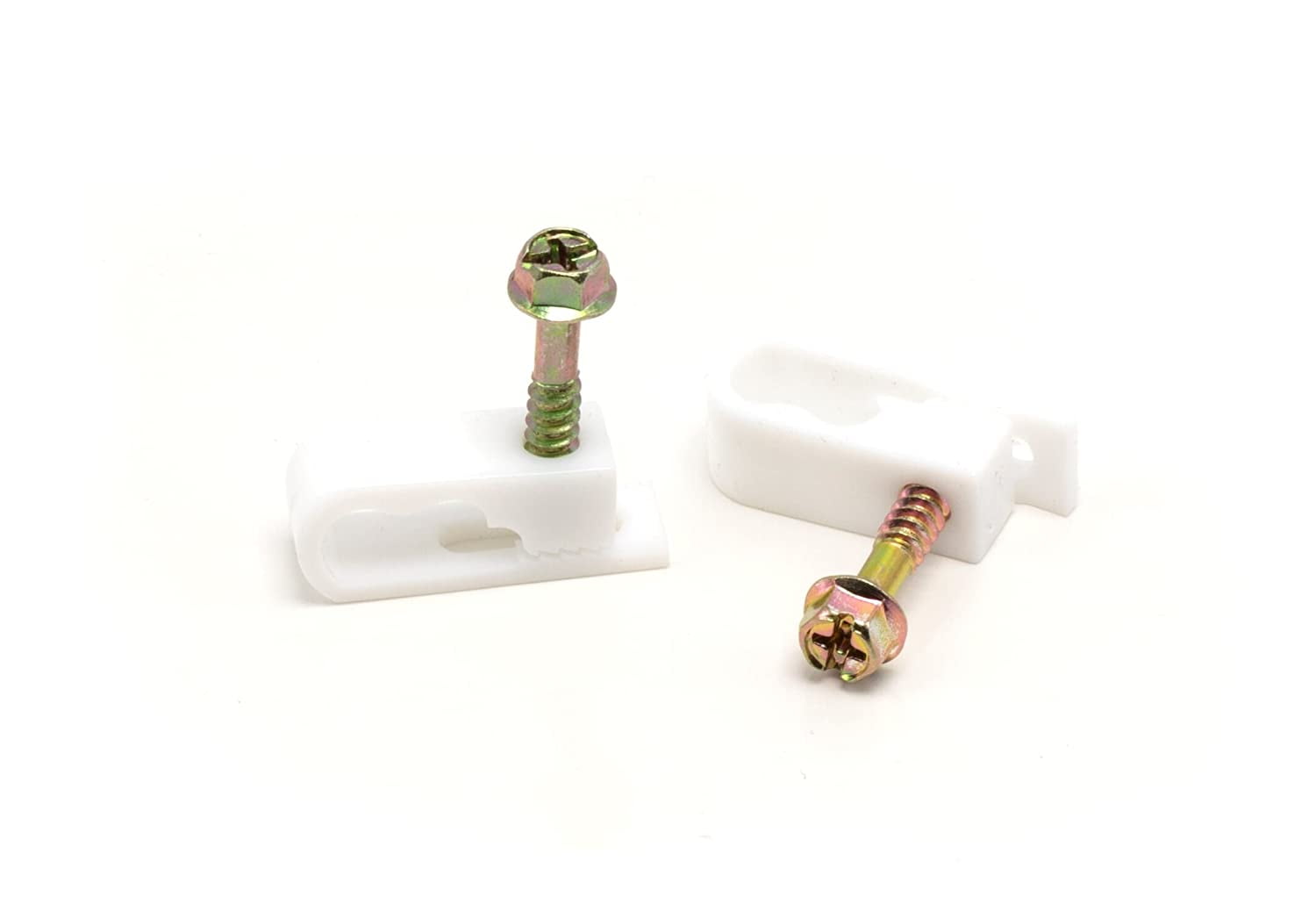 - Dual, Twin, or Siamese Coaxial Cable Clips, Cat6, Electrical Wire ...