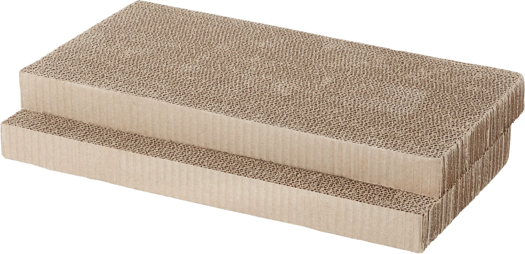 pack of 4 - Frisco Double-Wide Cat Scratcher Toy Refill with Catnip, 2 ...