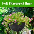 4 Pcs 16 Inch Fabric Planter Basket Liner-Felt Flower Pot Liners ...