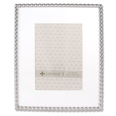 5x7 Hammered Metal Frame - Silver - Walmart.com
