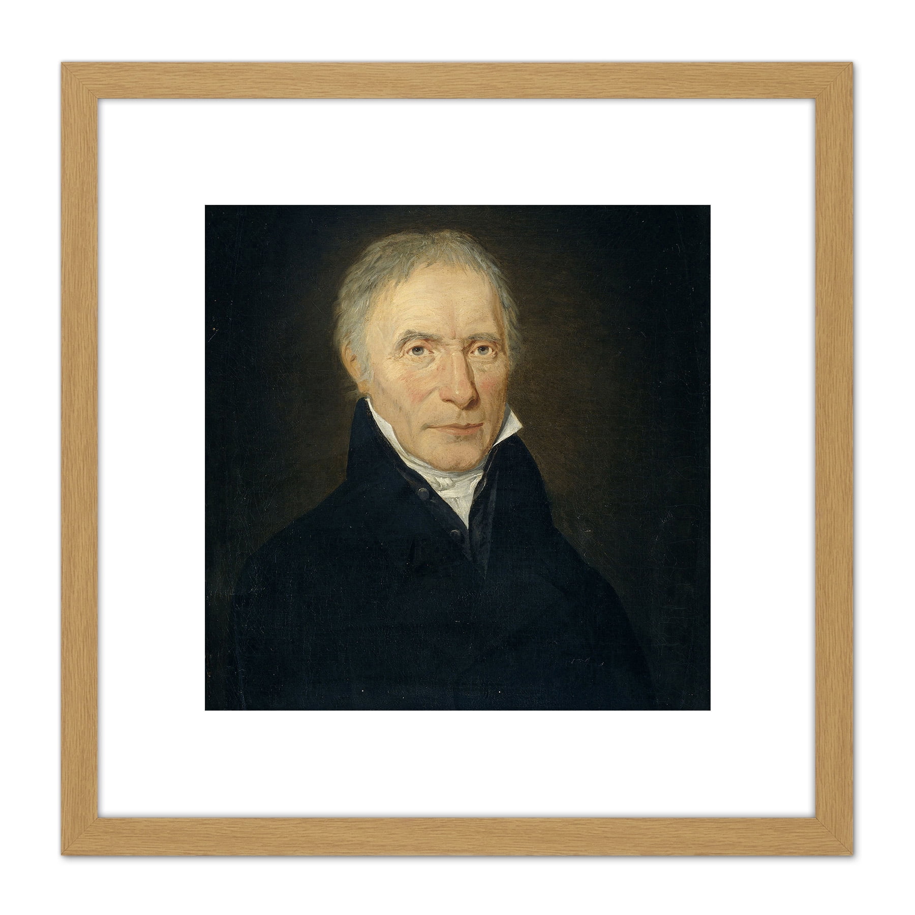 Simon Portrait Heinrich Crone 8X8 Inch Square Wooden Framed Wall Art ...