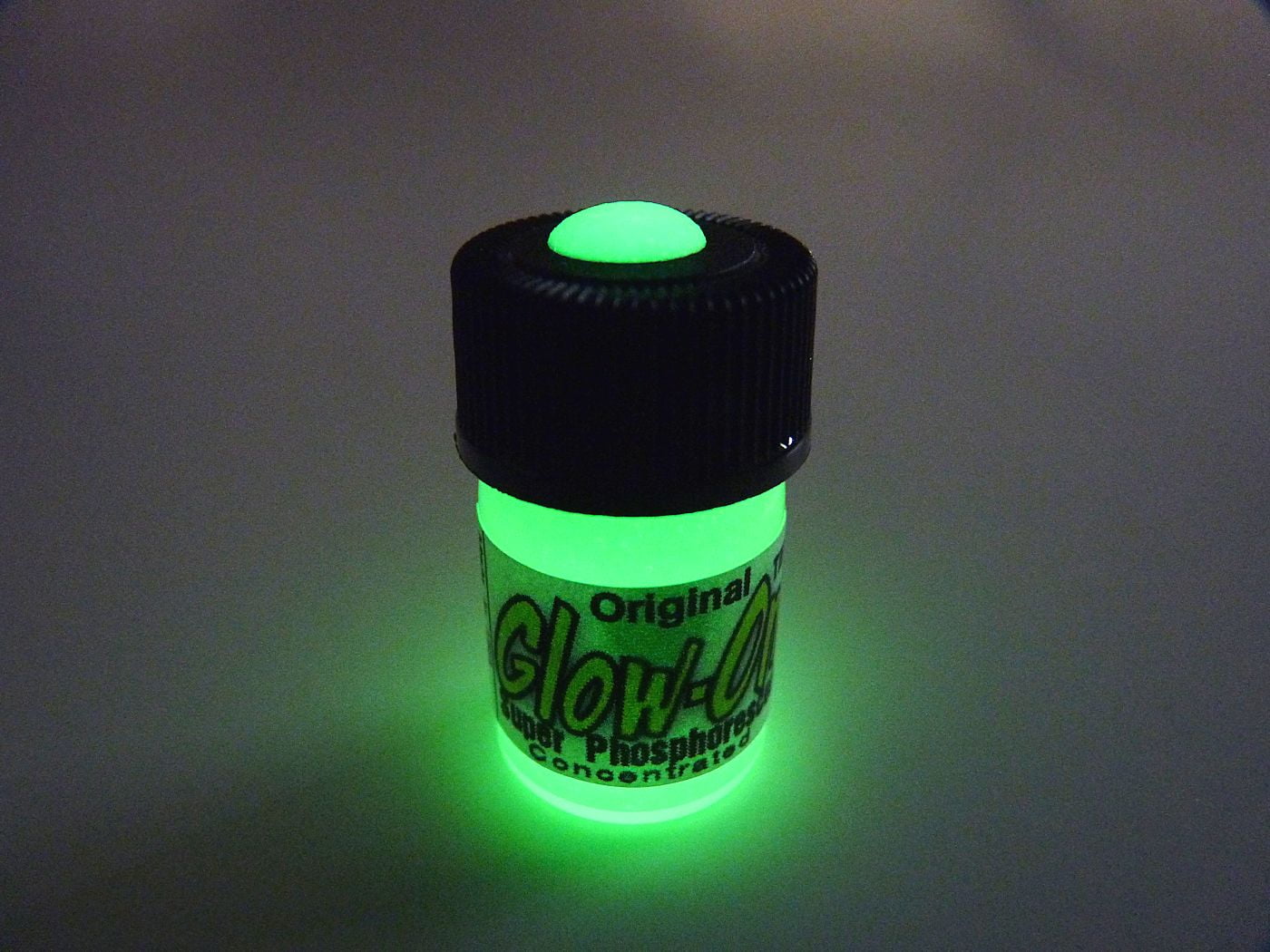 Super Phosphorescent Paint - Original Color and Green Glow, 2.3 ml Vial ...