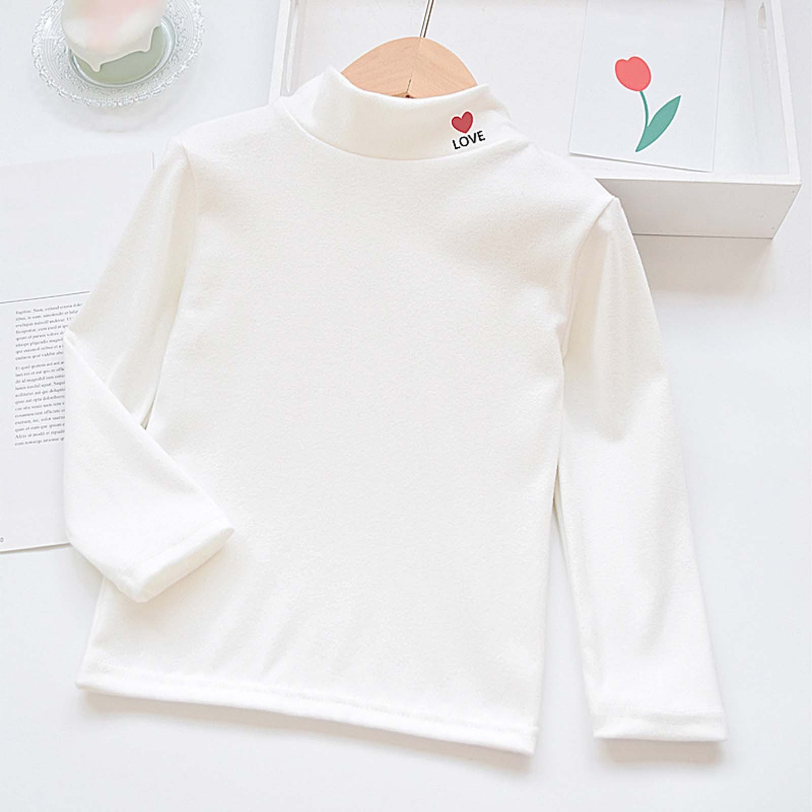 Click here for Dexiang Girls Thermal Long Sleeve Shirt Double Lay... prices