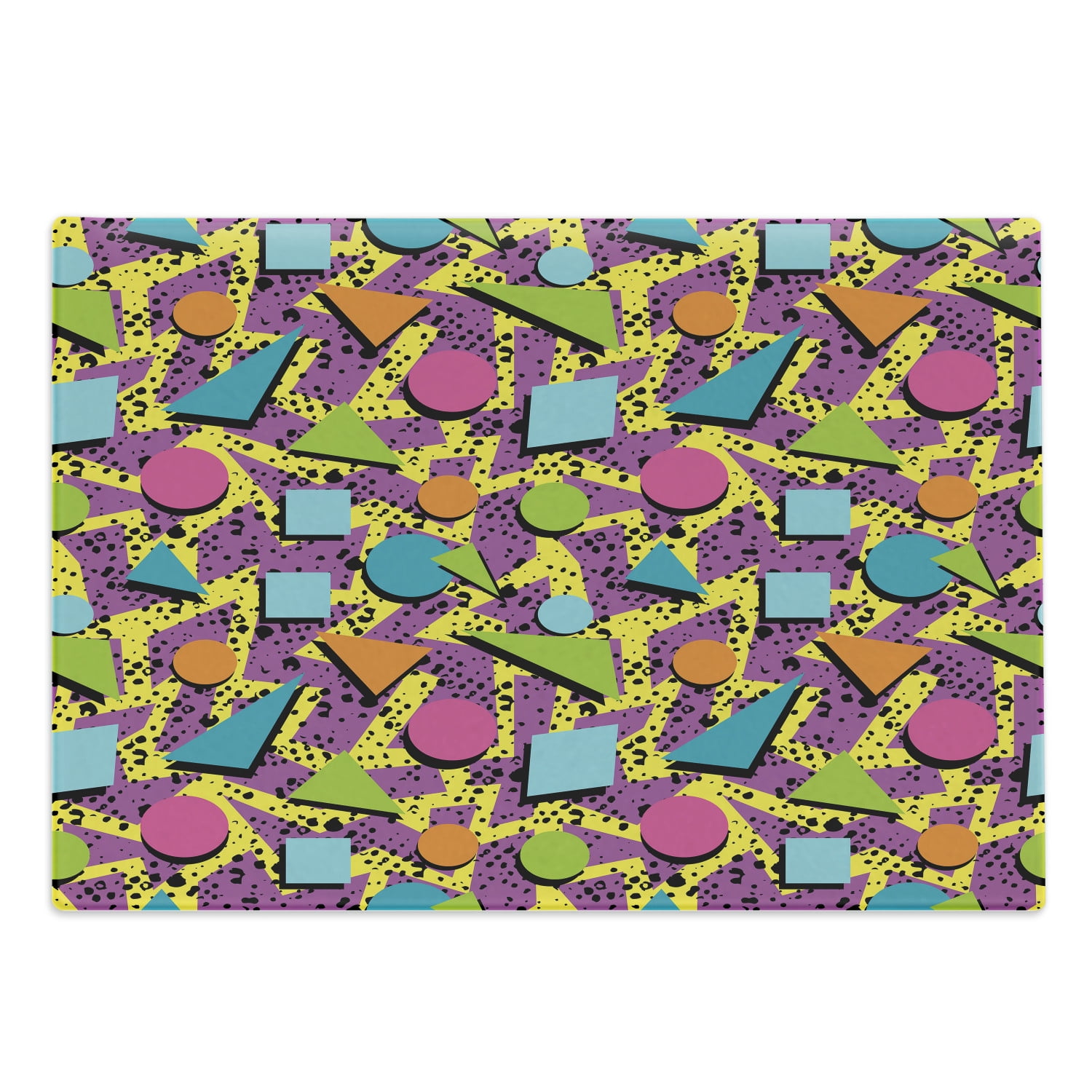 Vintage Cutting Board, Funky Geometric 80s Memphis Fashion Style ...