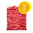 TWIZZLERS PULL 'N' PEEL Cherry Licorice Candy, Individually Wrapped ...